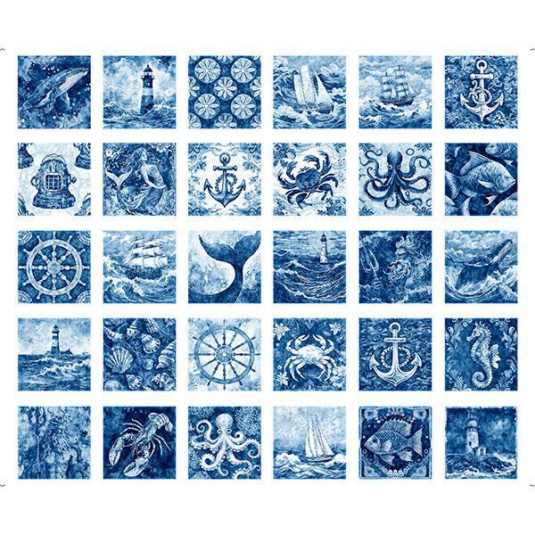 QT Fabrics Ocean Blues Fabric Collection