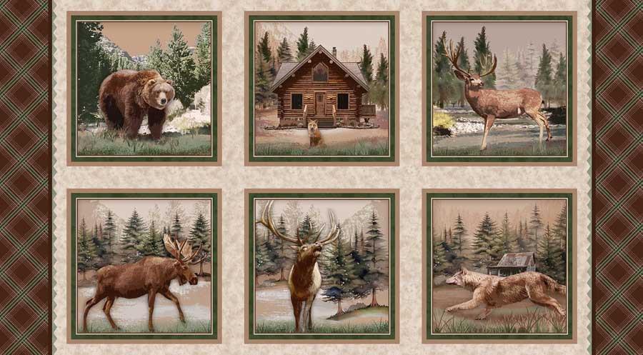 Majestic Mountainside Fabric | Henry Glass Fabrics | Sew Jersey Panel