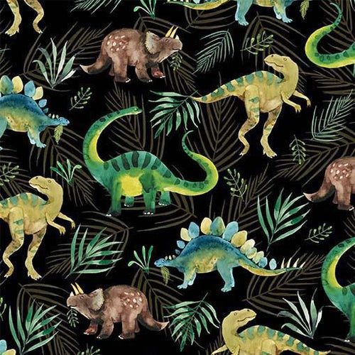 dinosaur pattern fabric