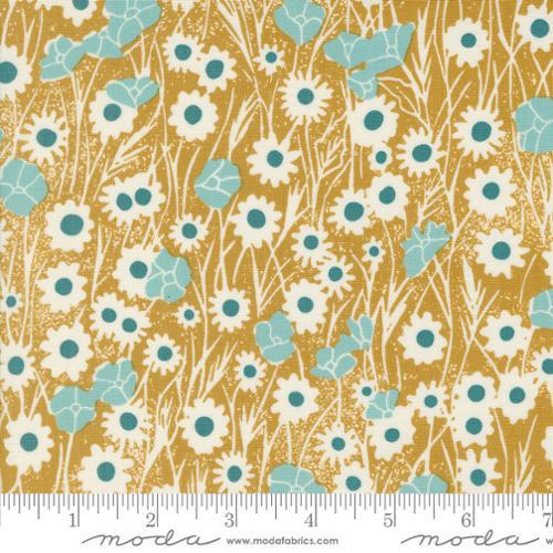 Moda Field of Flowers by Katharine Watson Poppy Field Florals Block ...