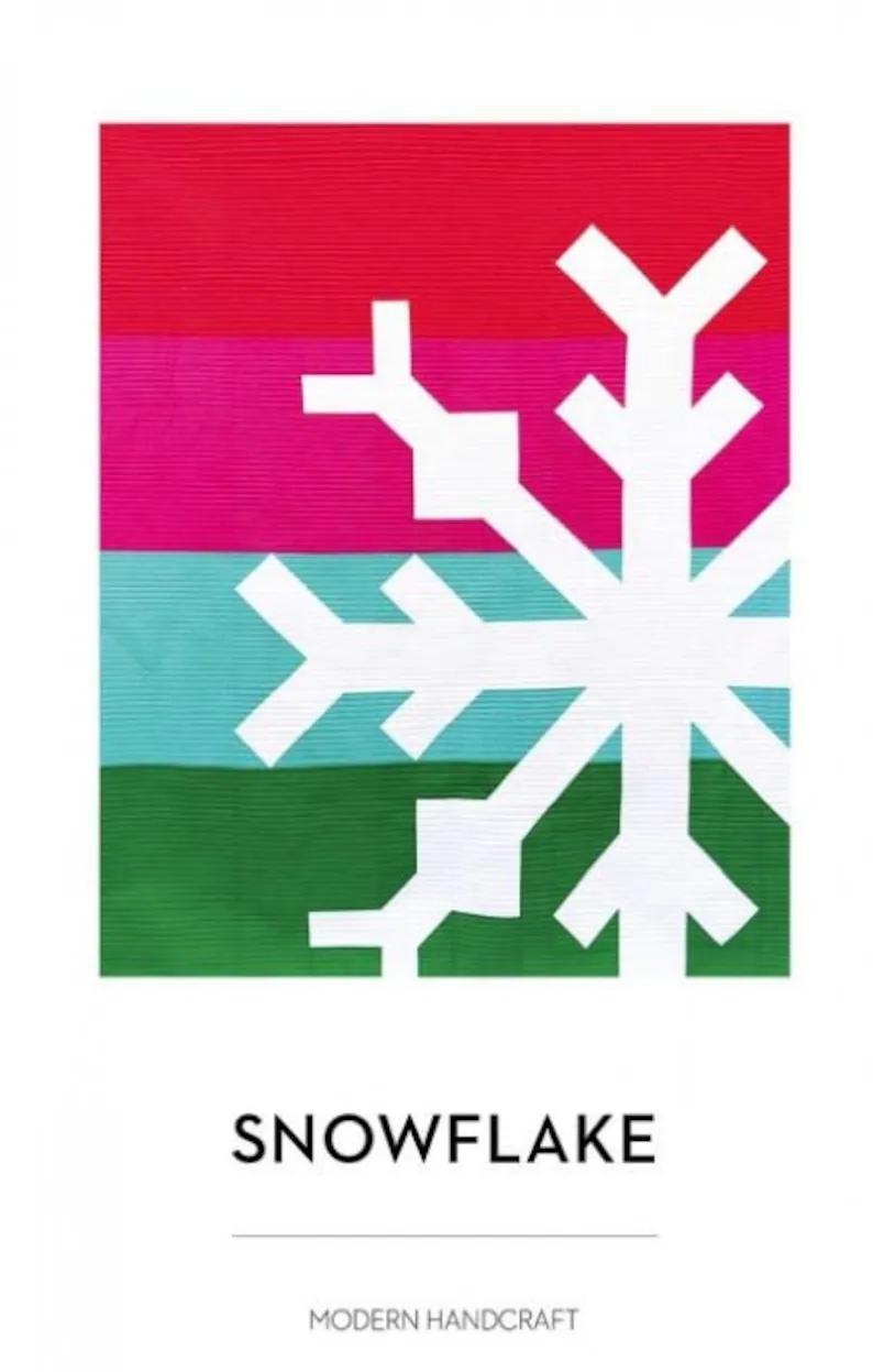 Modern Handcraft - Snowflake Quilt Pattern | Sewjersey.com